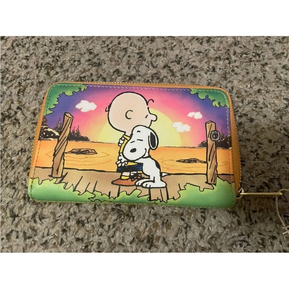 Loungefly | Bags | Loungefly Peanuts Charlie Brown And Snoopy Sunset ...